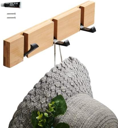 Amazon Dafen Wooden Wall Mounted Folding Rack Modern Wall