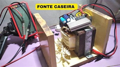 Projeto feito Trafo Ajuste de Tensão na Saída Carregador de