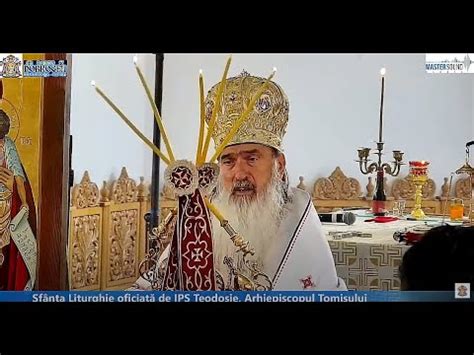 Sfânta Liturghie oficiată de IPS Teodosie la Biserica Sfântul Nicolae