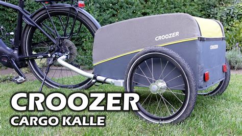 Lastenanh Nger F Rs Fahrrad Croozer Cargo Kalle Youtube