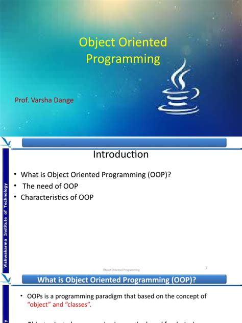 lecture 1 object oriented programming introduction pdf object oriented programming class