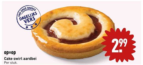Cake Swirl Aardbei Aanbieding Bij ALDI 1Folders Nl