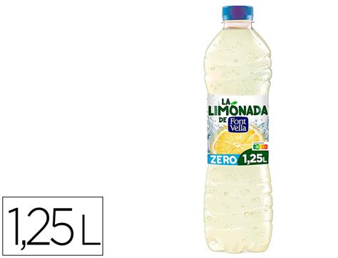 Agua Mineral Natural Font Vella Lim0nada Zero Con Zumo De Limon Botella