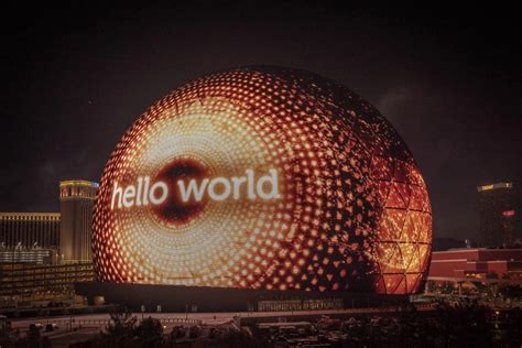 Así es el MSG Sphere la imponente esfera de 112 metros de alto que