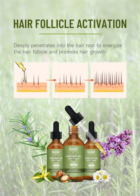 High Quality Rosemary Hair Essential Oil Hair Regrowth Serum Hair Care