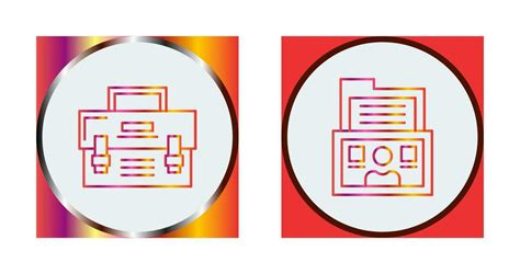 Briefcase And Folder Icon 32901855 Vector Art At Vecteezy