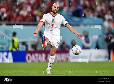 DOHA KATAR NOVEMBER 27 Sofyan Amrabat von Marokko während des