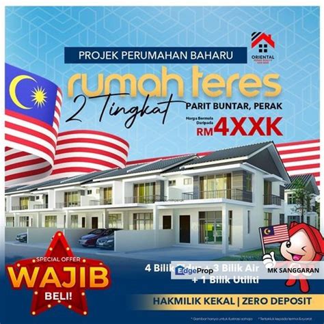 Rumah Teres Dua Tingkat Di Parit Buntar Perak For Sale RM454 860 By