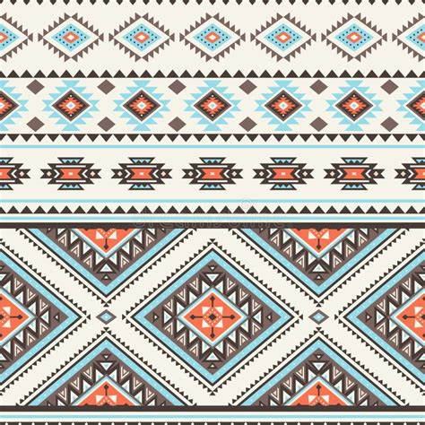 Teste Padr o Sem Emenda Geom trico Tribal Vetor Ilustração do Vetor