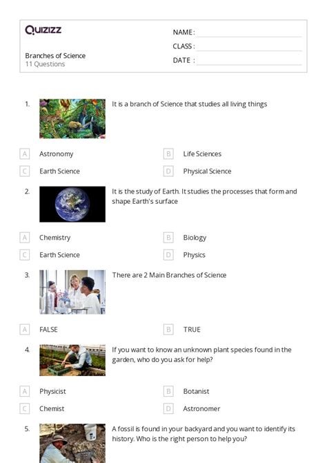 50 Earth Space Science Worksheets For 7th Grade On Quizizz Free