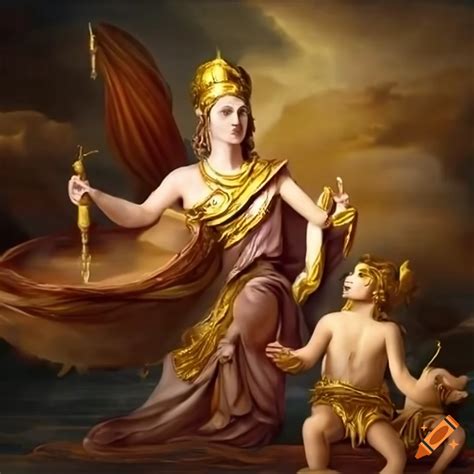 The Birth Of Athena In Greek Mythology On Craiyon