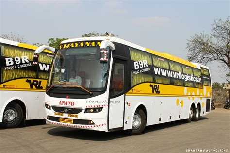 Shantanu Autoclickz VRL Volvo B9R Multiaxle I Shift Sleeper Posing At