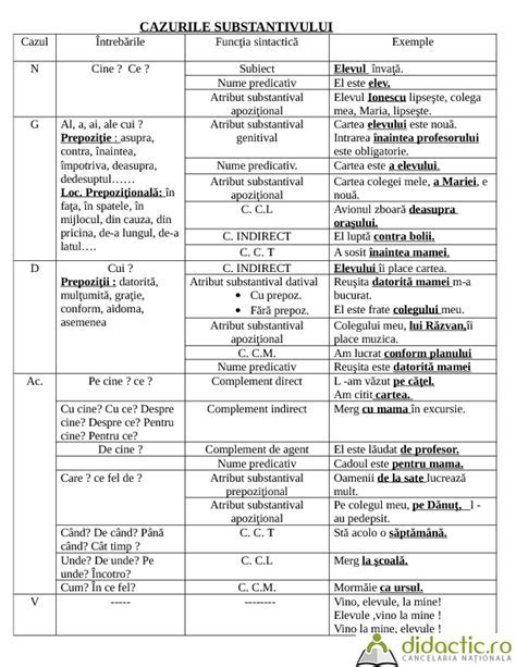 Tot Ce Trebuie S Tii Despre Cazurile Substantivului Explica Ii I