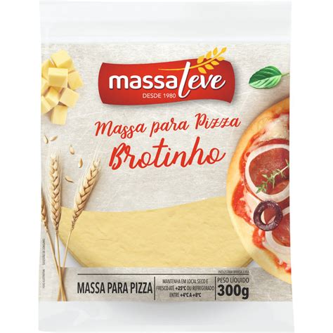 Massa Para Pizza Brotinho MASSA LEVE 300g 8 Unidades Clube Extra