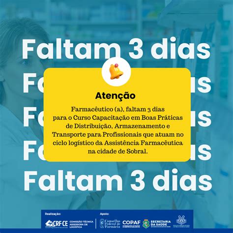 Faltam Dias Para A Capacita O Em Boas Pr Ticas De Distribui O