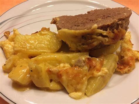Hackbraten Mit Kartoffeln Aus Dem Ofenmeister Bzw Zaubermeister Von