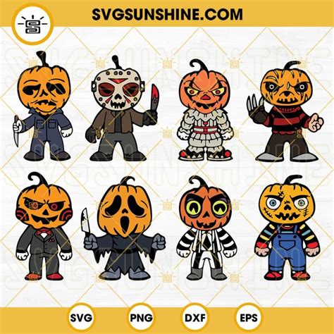 Horror Movie Killers SVG Horror Movies Characters SVG Halloween SVG