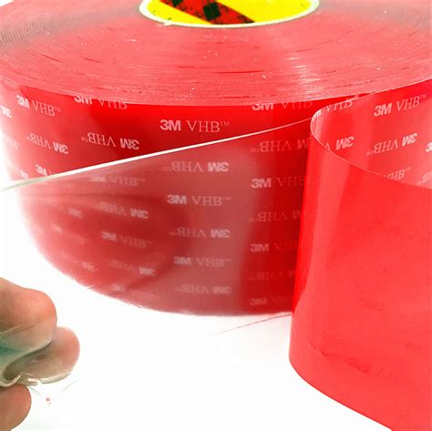 Cinta 3M VHB Serie 4910 Y 4905 De Doble Cara Transparente 1 0mm Y 0