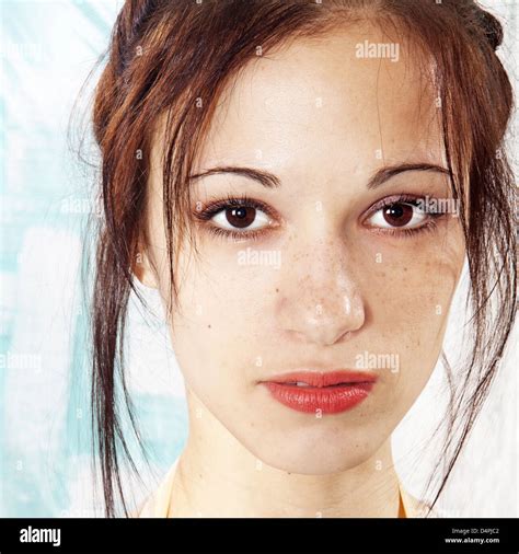 Closeup Girl S Face Hi Res Stock Photography And Images Alamy