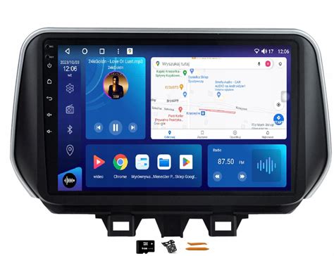 RADIO ANDROID NAWIGACJA XQ8250S QLED CARPLAY LTE GPS HYUNDAI TUCSON 3