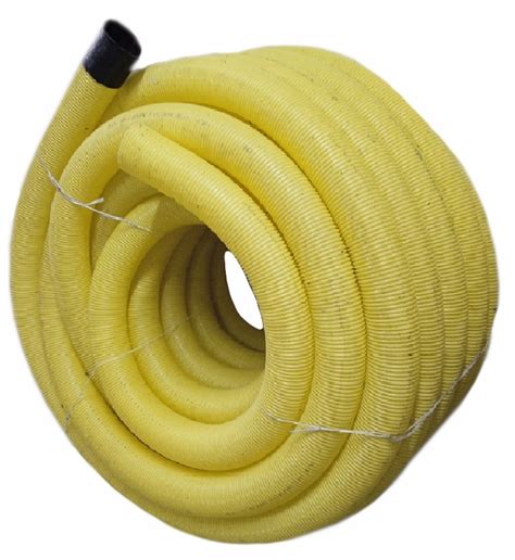 Rura drenarska PVC fi 100 bez otworów zwój 50m 12810835570 Allegro pl