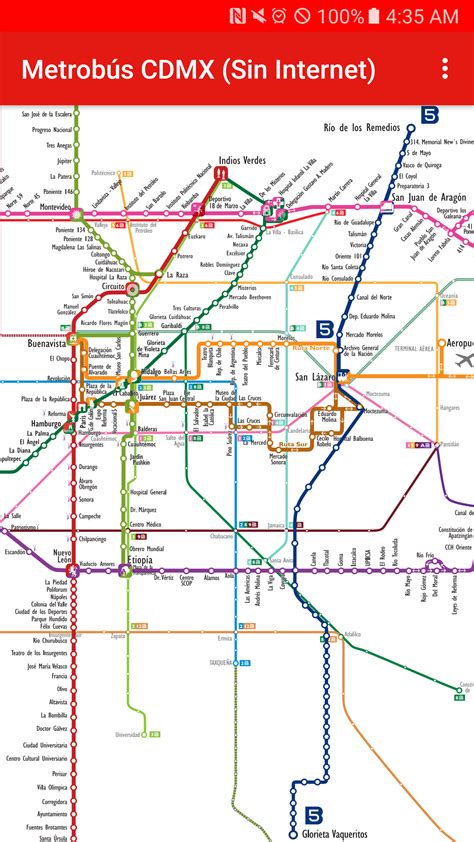 Metrobús CDMX Sin Internet Apps on Google Play