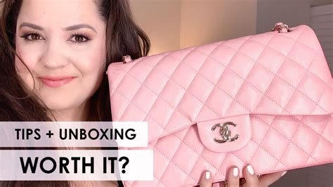 Review Unboxing Chanel Double Flap Jumbo Pink Bag CHANEL YouTube