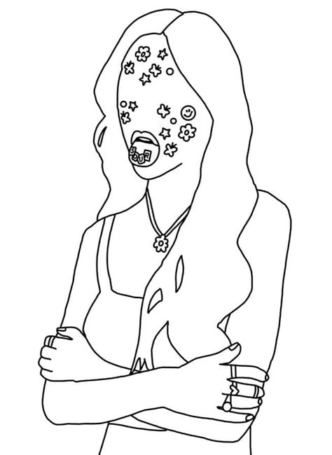 Free Printable Olivia Rodrigo Coloring Page Download Print Or Color Online For Free