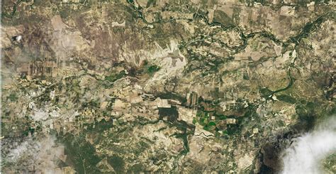 Y en la imagen del día NASA muestra el nivel de sequía en presa de