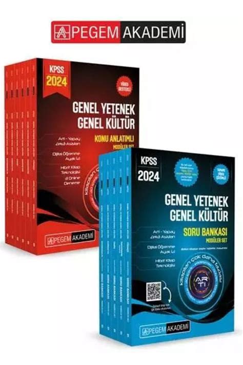 Pegem Akademi Yayıncılık 2023 KPSS GYGK Konu Anlatımlı Modüler Set