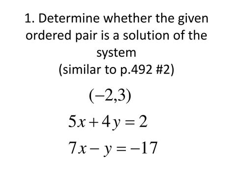ppt systems of linear equations in two variables powerpoint presentation id 6548023