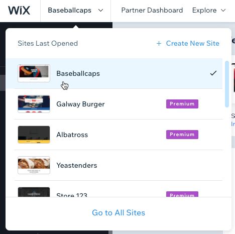 Select A Site To Edit View And Open Its Dashboard Online Dakora Co
