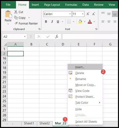 How To Insert A New Worksheet In Excel Easy Methods Earn Excel