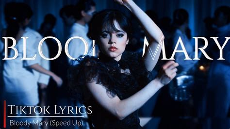 Lady Gaga Bloody Mary Tiktok Remix Speed Up Wednesday Dance