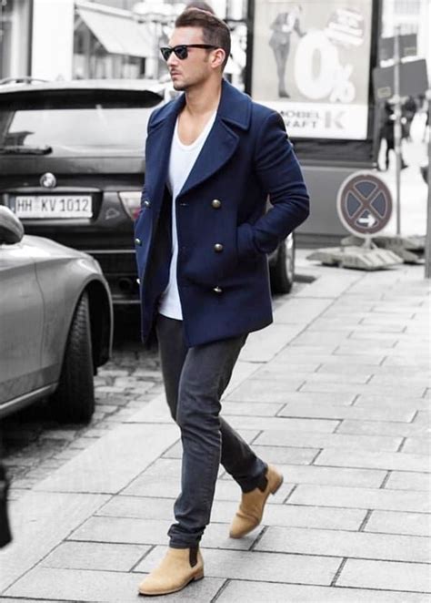 How To Wear A Pea Coat 40 Dynamic Pea Coats For Men Peacoat Men