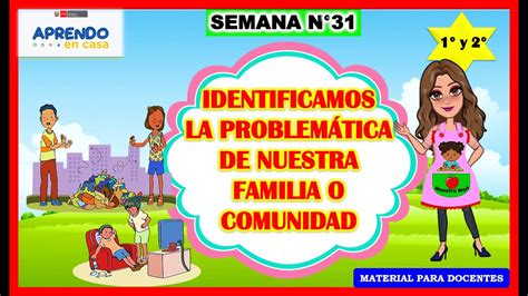 IDENTIFICAMOS LA PROBLEMÁTICA DE NUESTRA FAMILIA O COMUNIDAD APRENDO
