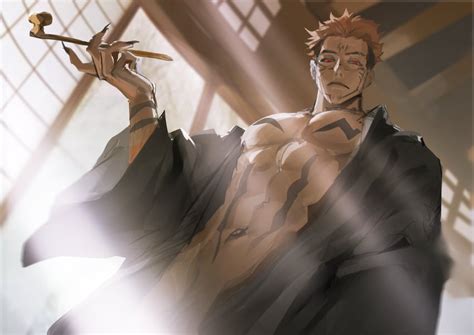Ryoumen Sukuna Jujutsu Kaisen Drawn By Woshihedawei Danbooru