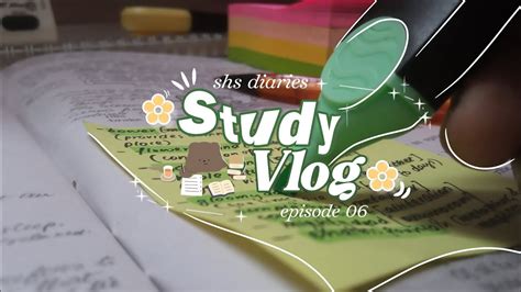 Productive Study Vlog Saving A Half Wasted Day Lots Of Reviewing