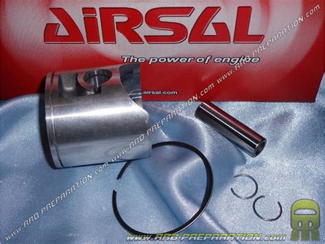 Pistón mono segmento AIRSAL by VERTEX tratado anodizado Ø50mm eje 12mm