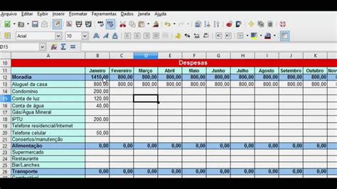 Como Fazer Planilha No Excel