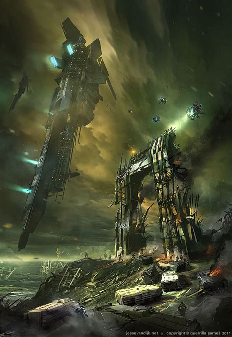 Killzone 3 Concept Art By Jesse Van Dijk Concept Art World