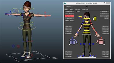Mery Rig Free Maya Character Rig Female Character Rig Character