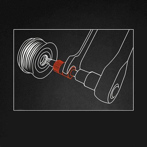 2x Alternator Clutch Free Wheel Pulley Removal Tool 33T Spline Hexagon