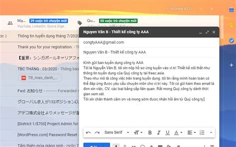 Cách Viết Mail Xin Việc Chuyên Nghiệp Gửi Nhà Tuyển Dụng 2022