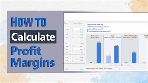 How To Calculate Profit Margins On Amazon Private Label Products YouTube