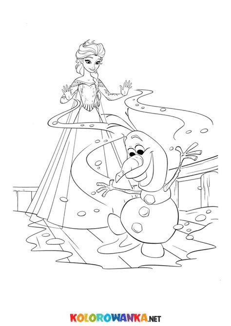 Kolorowanki Frozen Elsa Kolorowanki Do Druku