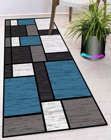 Tapis Cuisine Devant Evier Moderne Lavable Antiderapant Long Design
