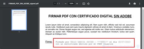 ᐉ Cómo firmar un PDF con Certificado Digital SIN usar Adobe