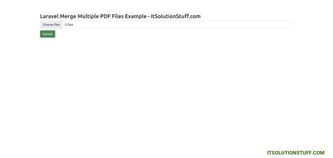 How To Merge Multiple PDF Files In Laravel 10 ItSolutionStuff