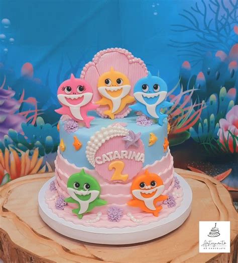 15 Adorable Baby Shark Birthday Cake Ideas They Re So Cute Artofit